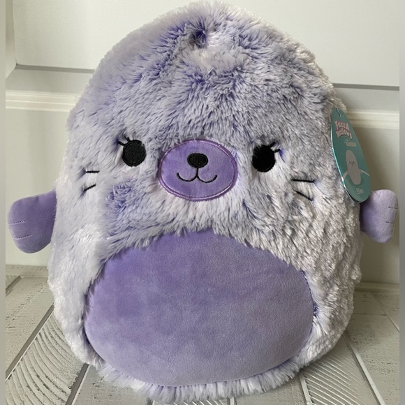 Jazwares | Toys | Fuzzamallow Ellen The Purple Seal 2 In Fluffy Soft ...